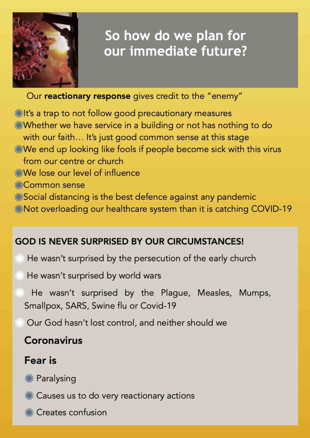 Faith vs Fear Reflection - Catholic Spirituality Centre (CSC) Singapore