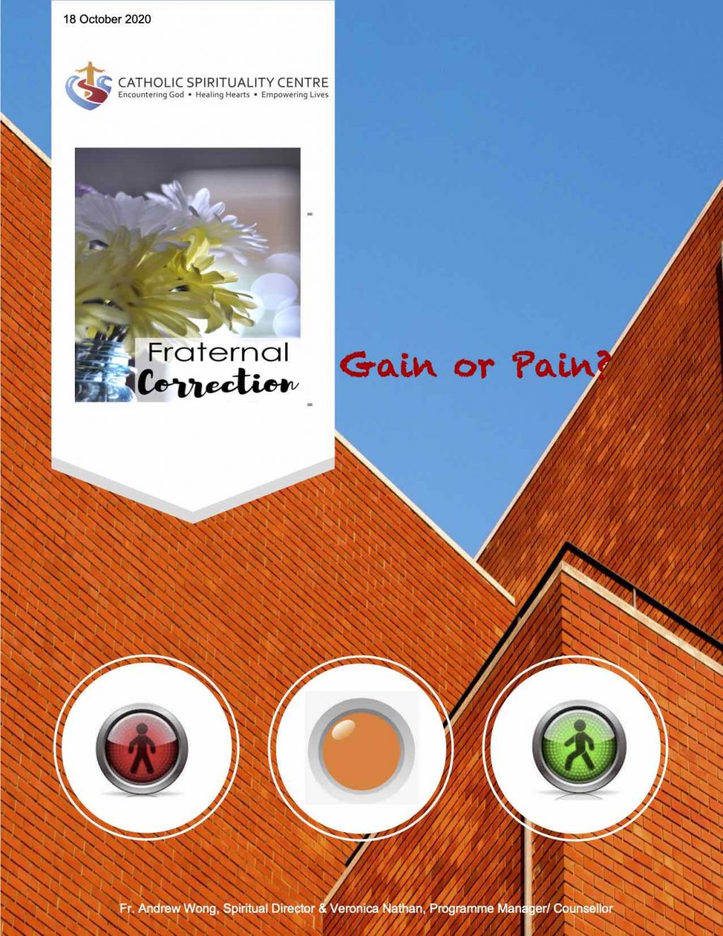 Fraternal Correction - Catholic Spirituality Centre (CSC) Singapore