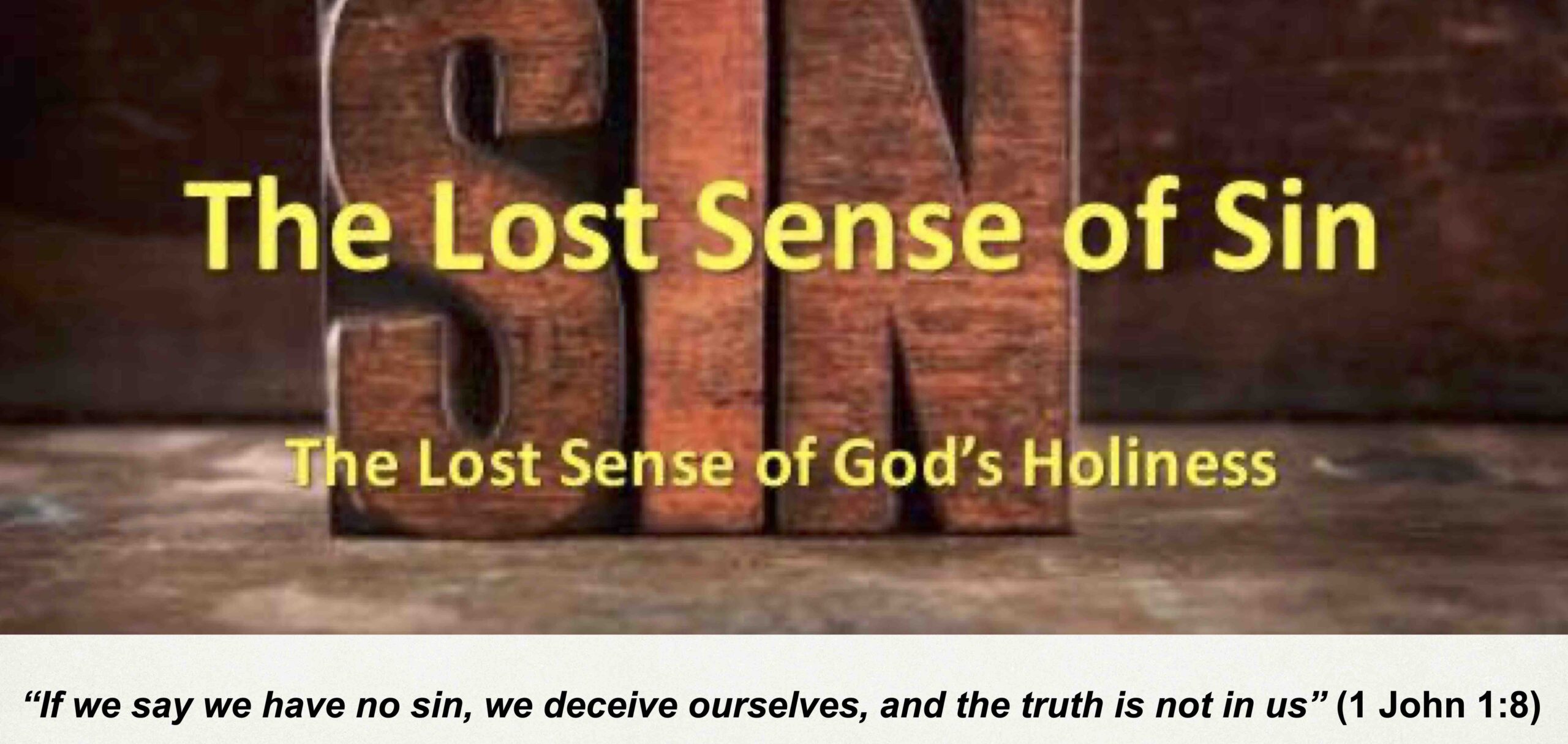 Sense of Sin - Catholic Spirituality Centre (CSC) Singapore