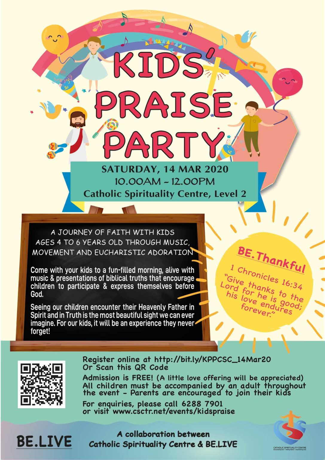 Kids Praise Party - Catholic Spirituality Centre (CSC) Singapore
